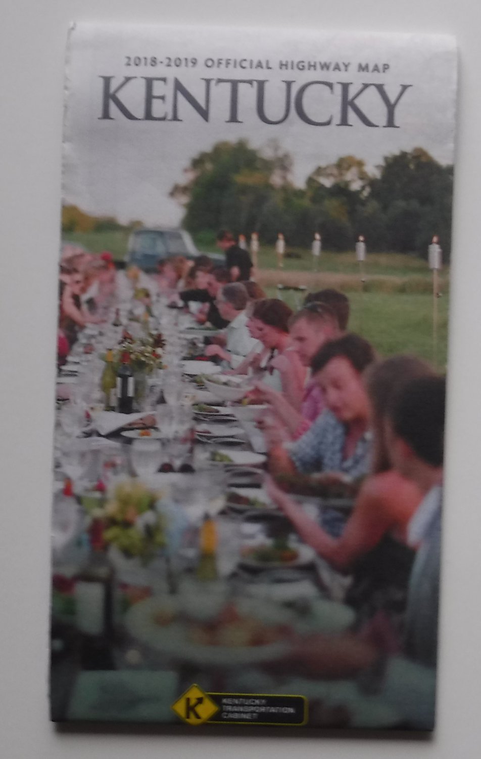 Official State Folding Road Map 2018 - 2019 Kentucky Official Highway Map