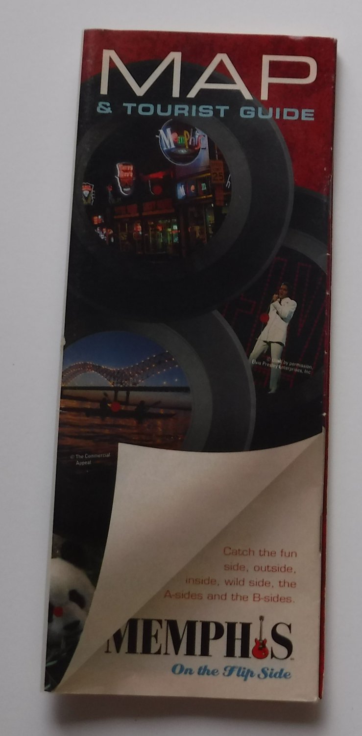 Folding Map Booklet Memphis Map & Tour Guide 2008