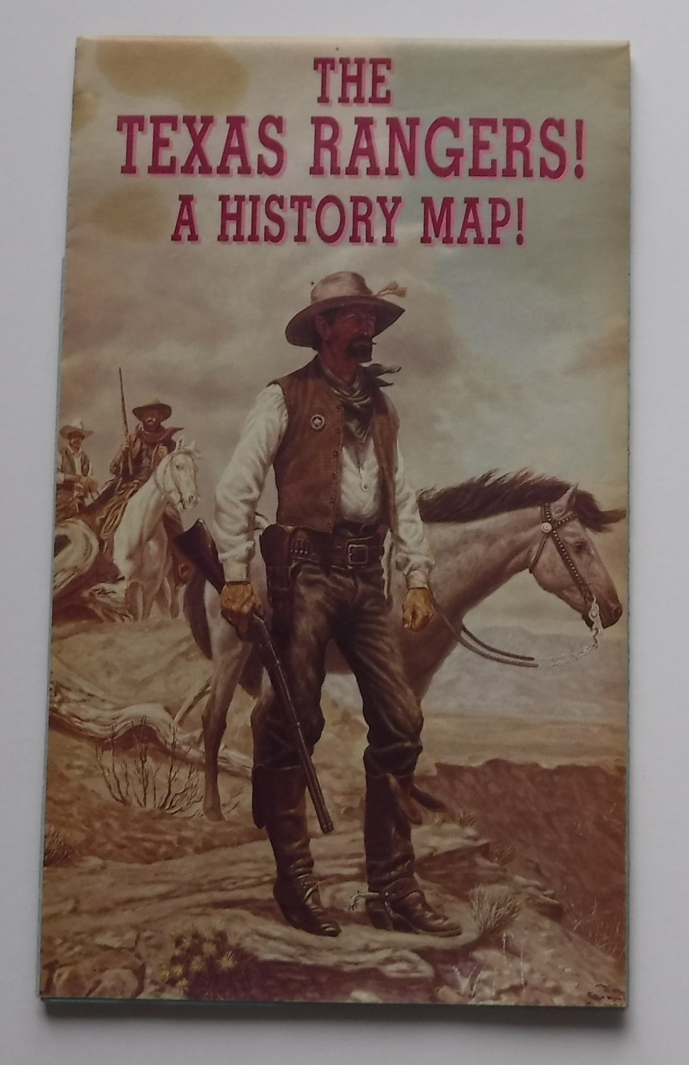 Folding Road Map The Texas Rangers a History Map 1996