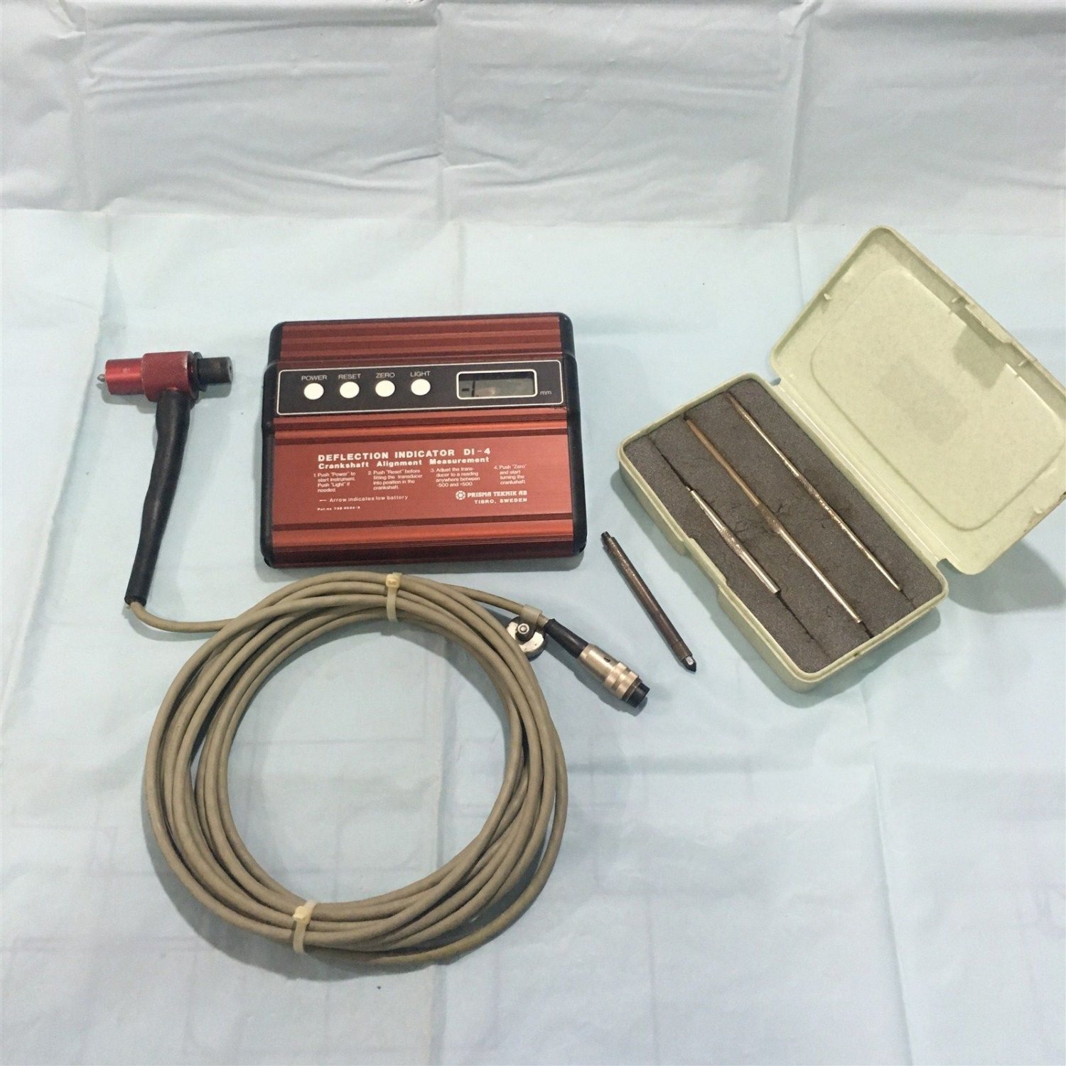 Prisma Teknik Crankshaft Deflection Indicator Di-4. Made in Sweden.