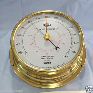 Sunko Aneroid Barometer Type CS-21 with Thermometer
