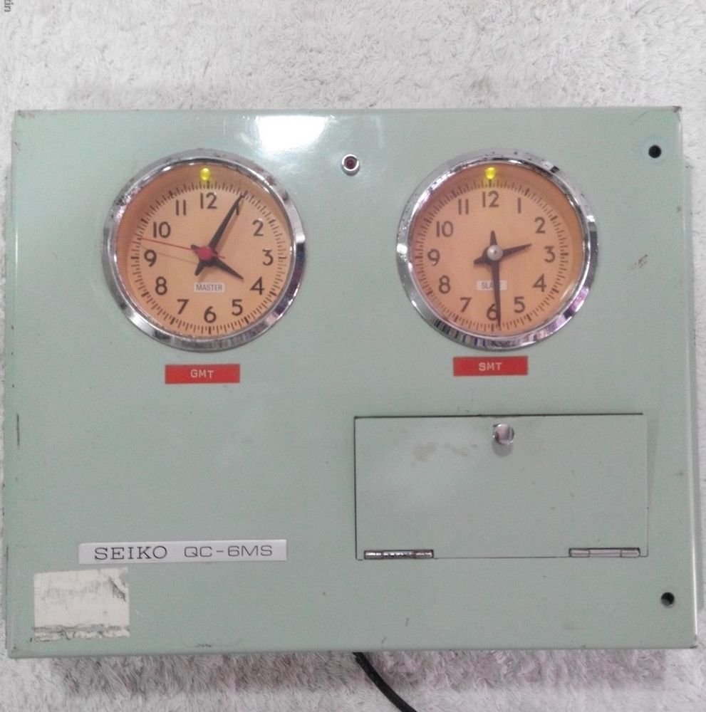 Seiko Master Clock Model QC-6MS Made In Japan. Serial No:01878