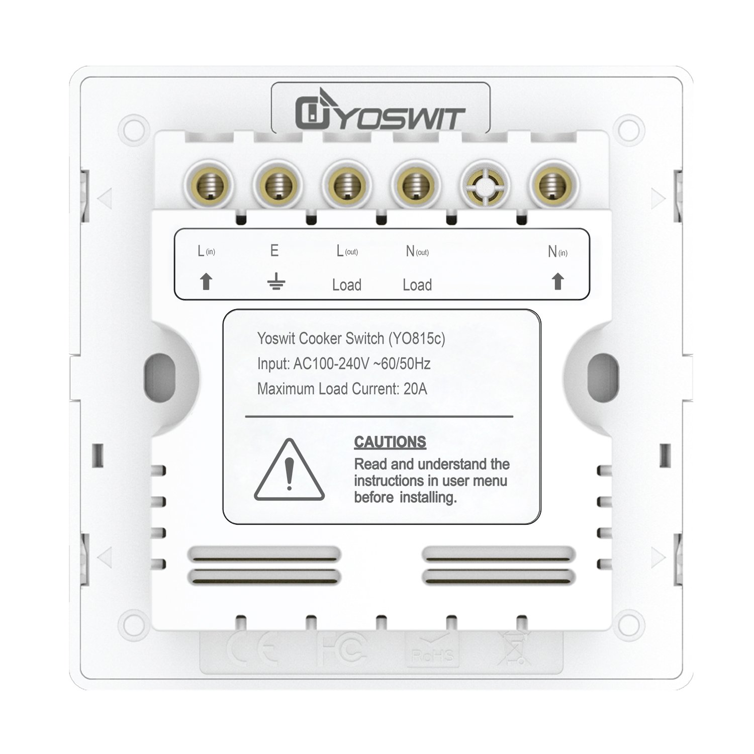 Bluetooth Smart Cooker Switch (Socket 86) Orange Mix