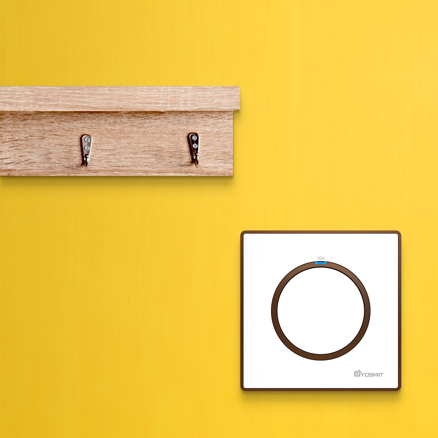 Bluetooth Smart Cooker Switch (Socket 86) Brown Mix