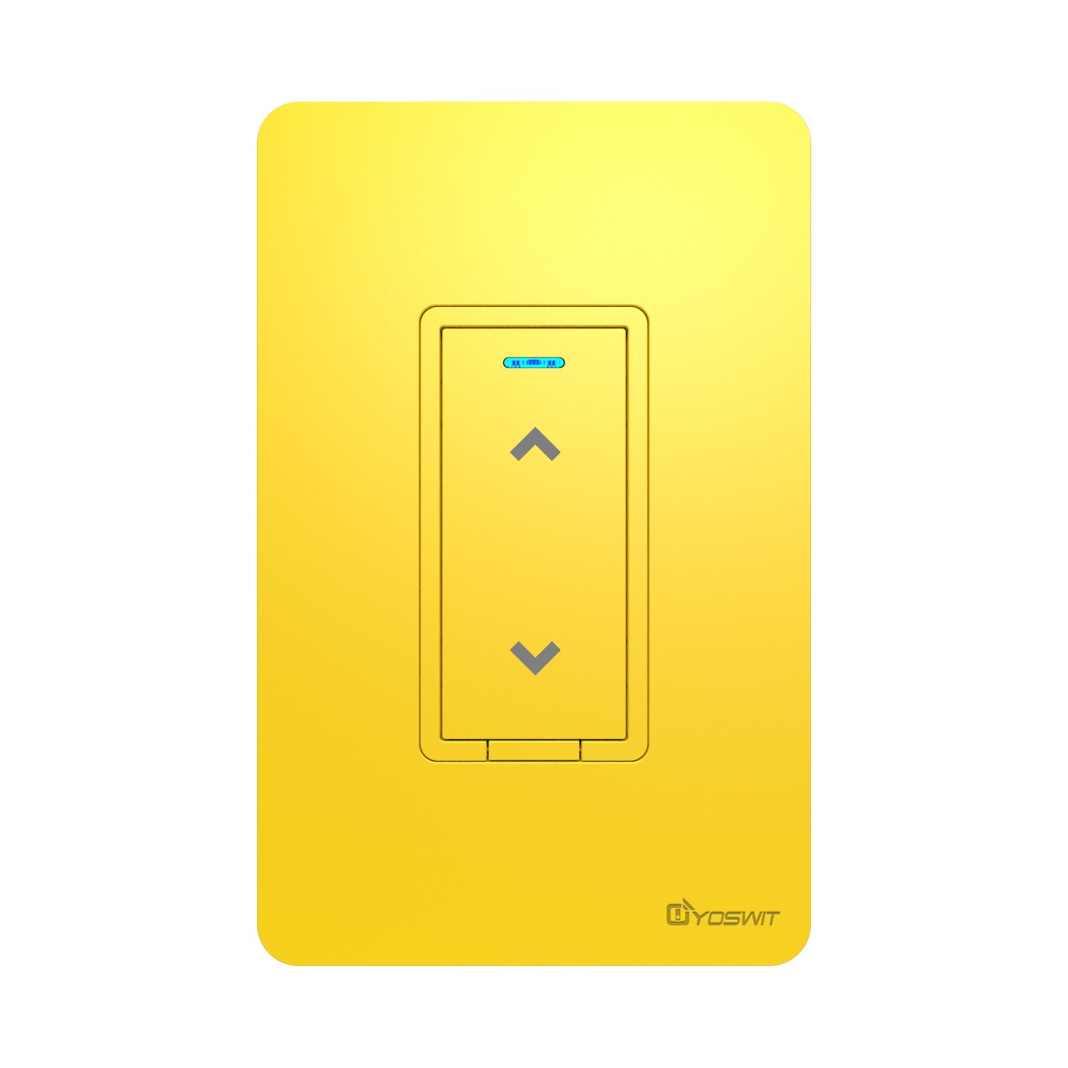 Bluetooth Smart Curtain Switch 1 Layer (Socket 120) Yellow