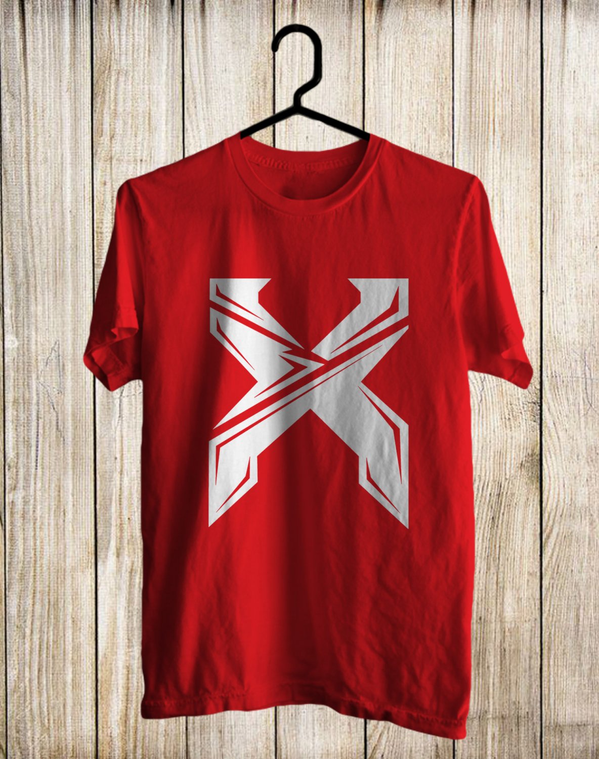 EXCISION LOGO FRONT SIDE RED TEE ADL01