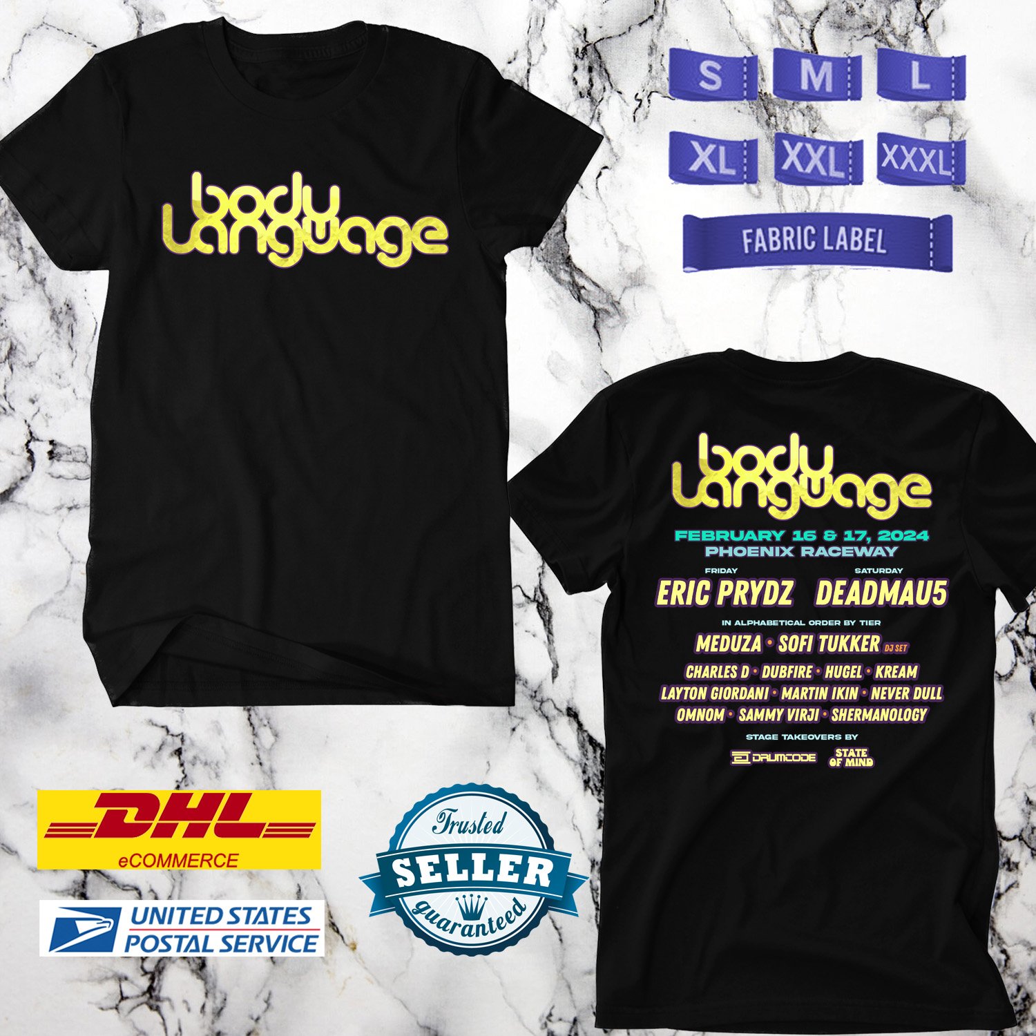 BODY LANGUAGE MUSIC FESTIVAL 2024, BODY LANGUAGE MUSIC FESTIVAL, UNISEX ...