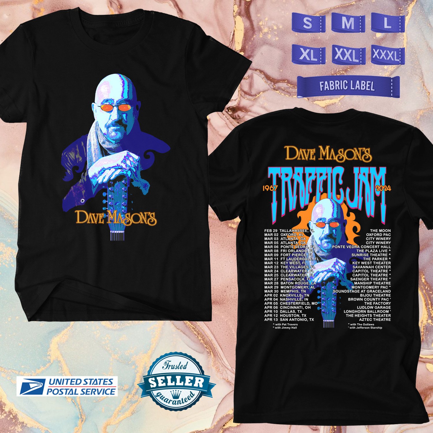 DAVE MASON TRAFFIC JAM TOUR 2024, DAVE MASON TOUR, DAVE MASON T SHIRT ...