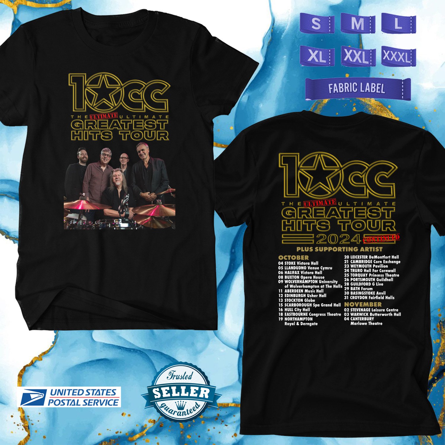 10CC THE ULTIMATE GREATEST HITS U.KINGDOM TOUR 2024, 10CC TOUR, 10CC ...