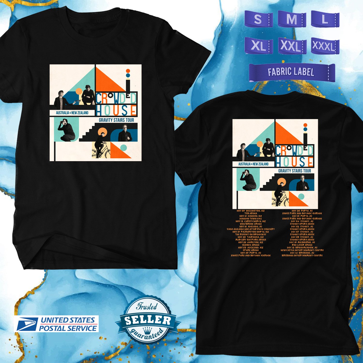 CROWDED HOUSE GRAVITY STAIRS AUSTRALIA TOUR 2024, CROWDED HOUSE TOUR ...