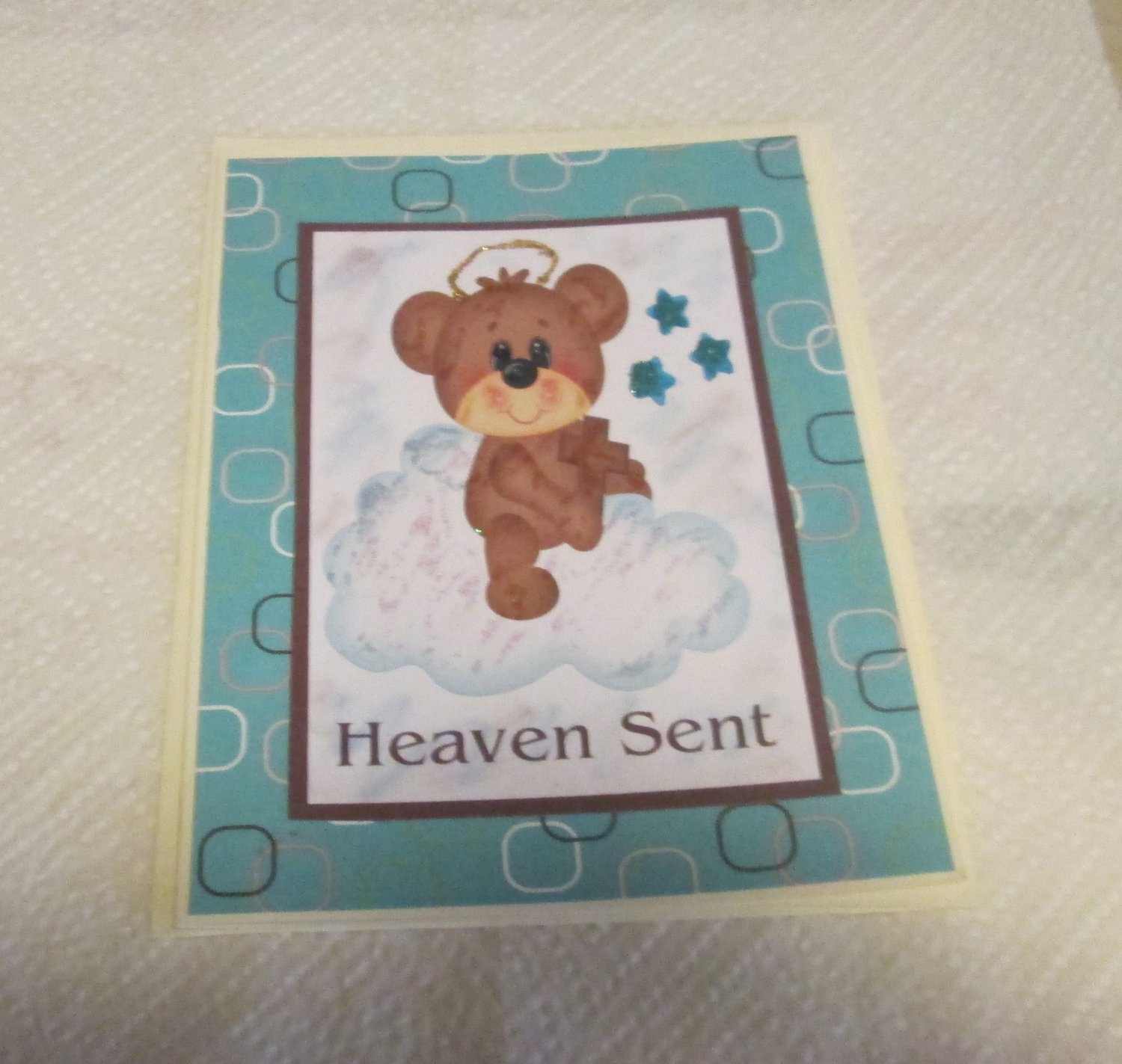 Heaven Sent - 5x7" Greeting Card with envelope