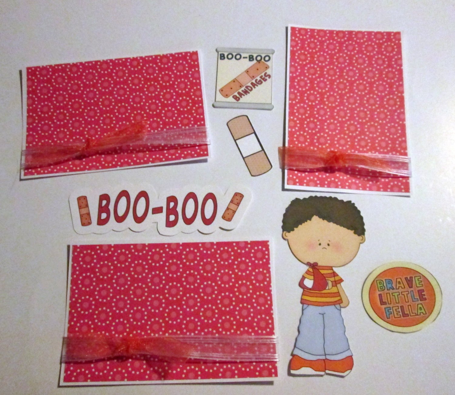 Boo Boo Boy a3 - Printed Piece/Title & Mats set