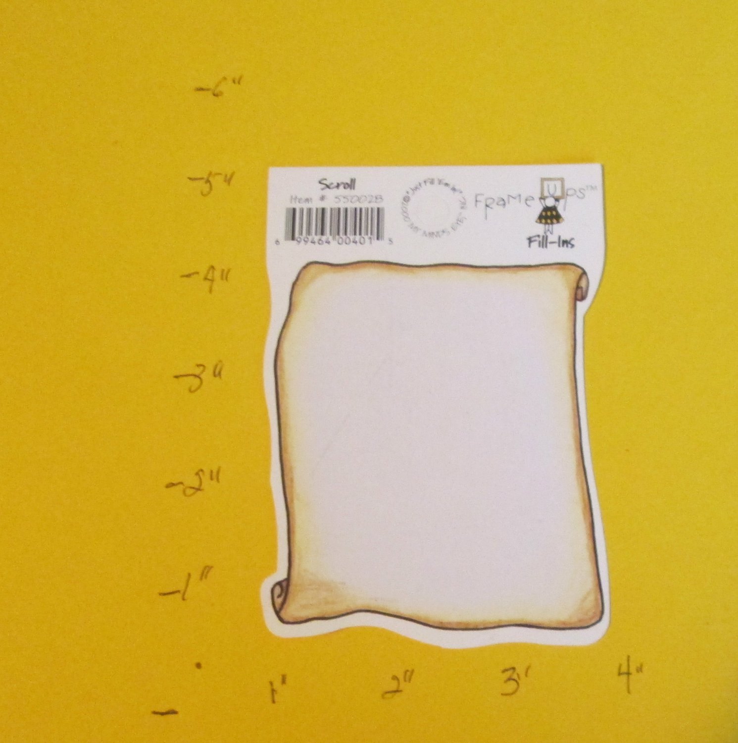 Scroll Frameups - Die Cut