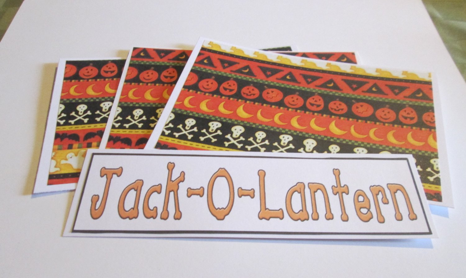 Jack o Lantern a - 4pc Mat Set