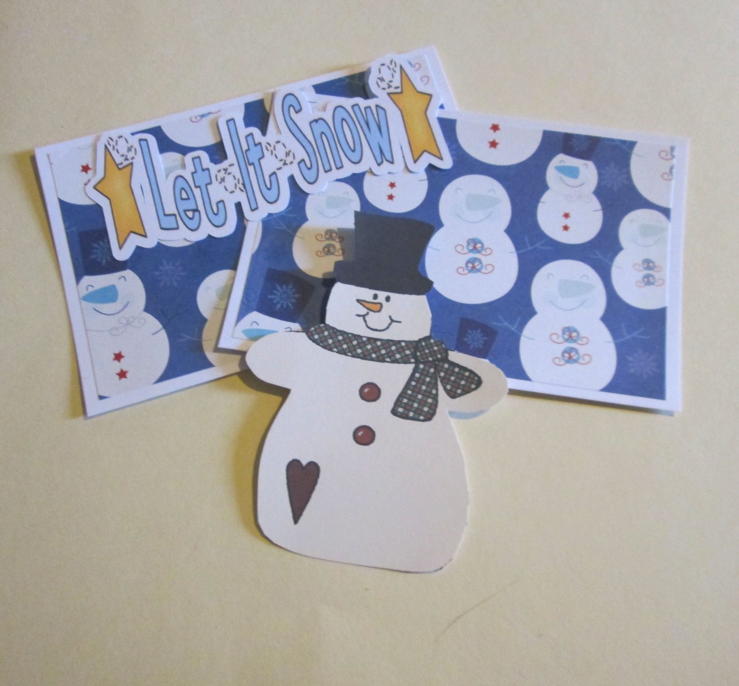 Let It Snow Snowman 1 - Mat Set