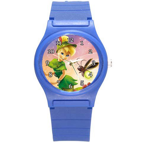 Tinkerbell Blue Plastic Watch