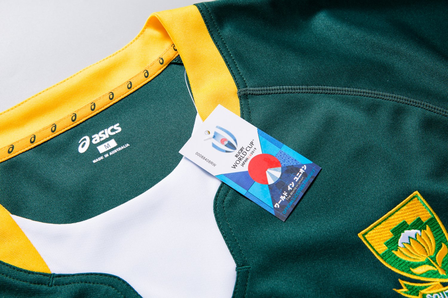 Rugby World Cup 2019 RWC South Africa Springboks Home Jersey Free Shipping