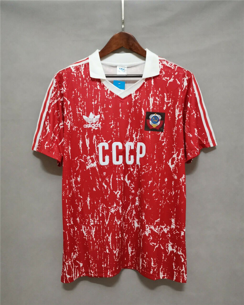 1990 soviet CCCP home vintage football shirt retro soccer jersey ...