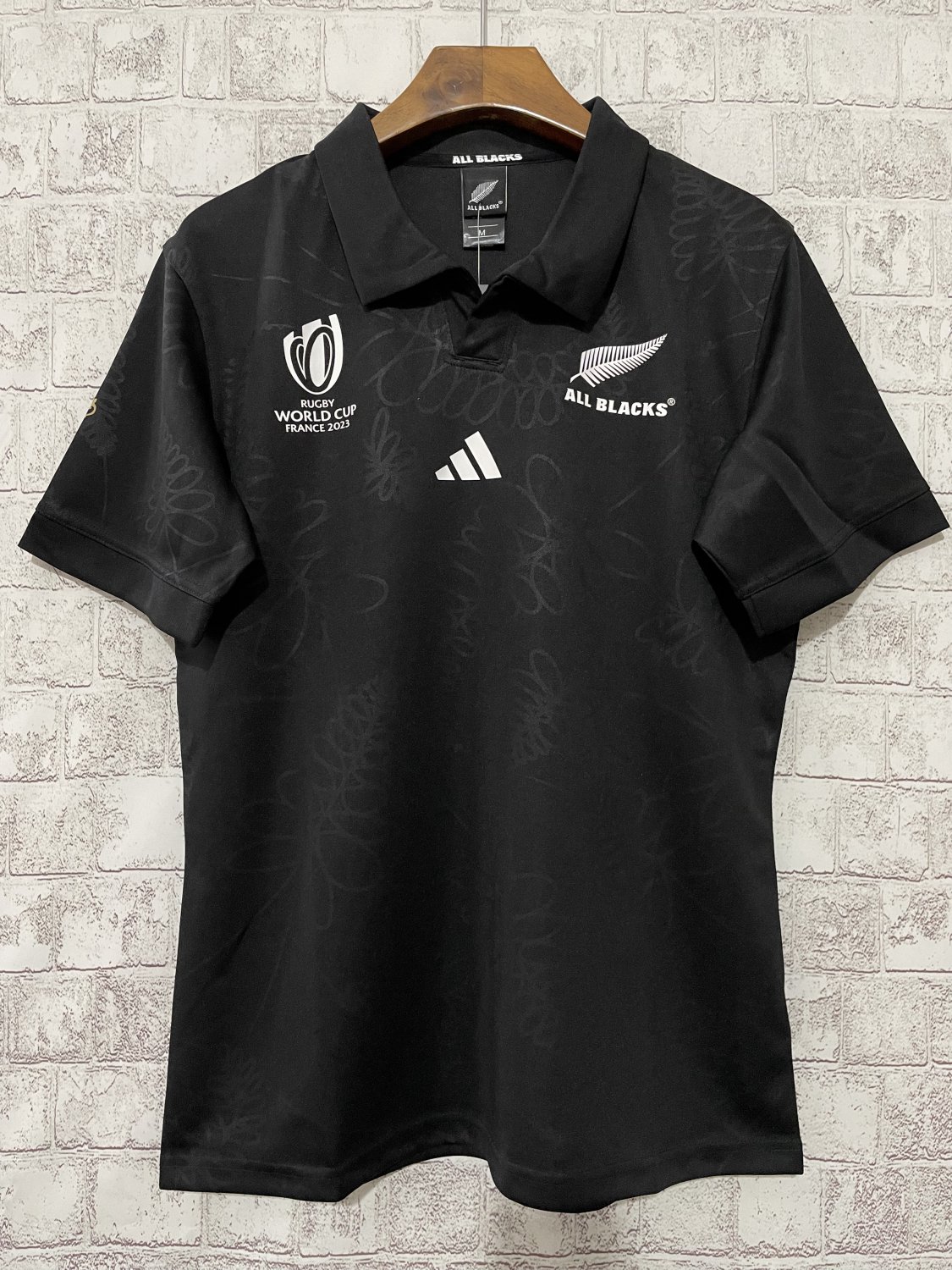 NEW ZEALAND ALL BLACKS RUGBY WORLD CUP 2023 BLACK HOME JERSEY S-5XL