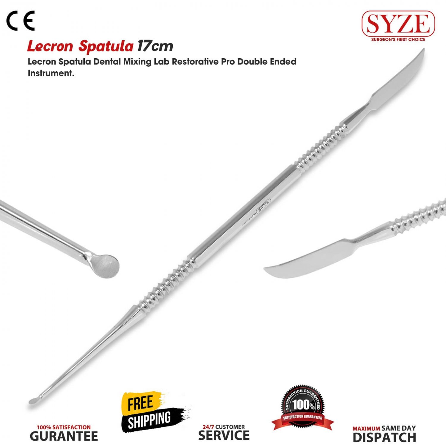 Dental Laboratory Lecron Carver Wax Modelling Spatulas 17CM Wax Lab ...