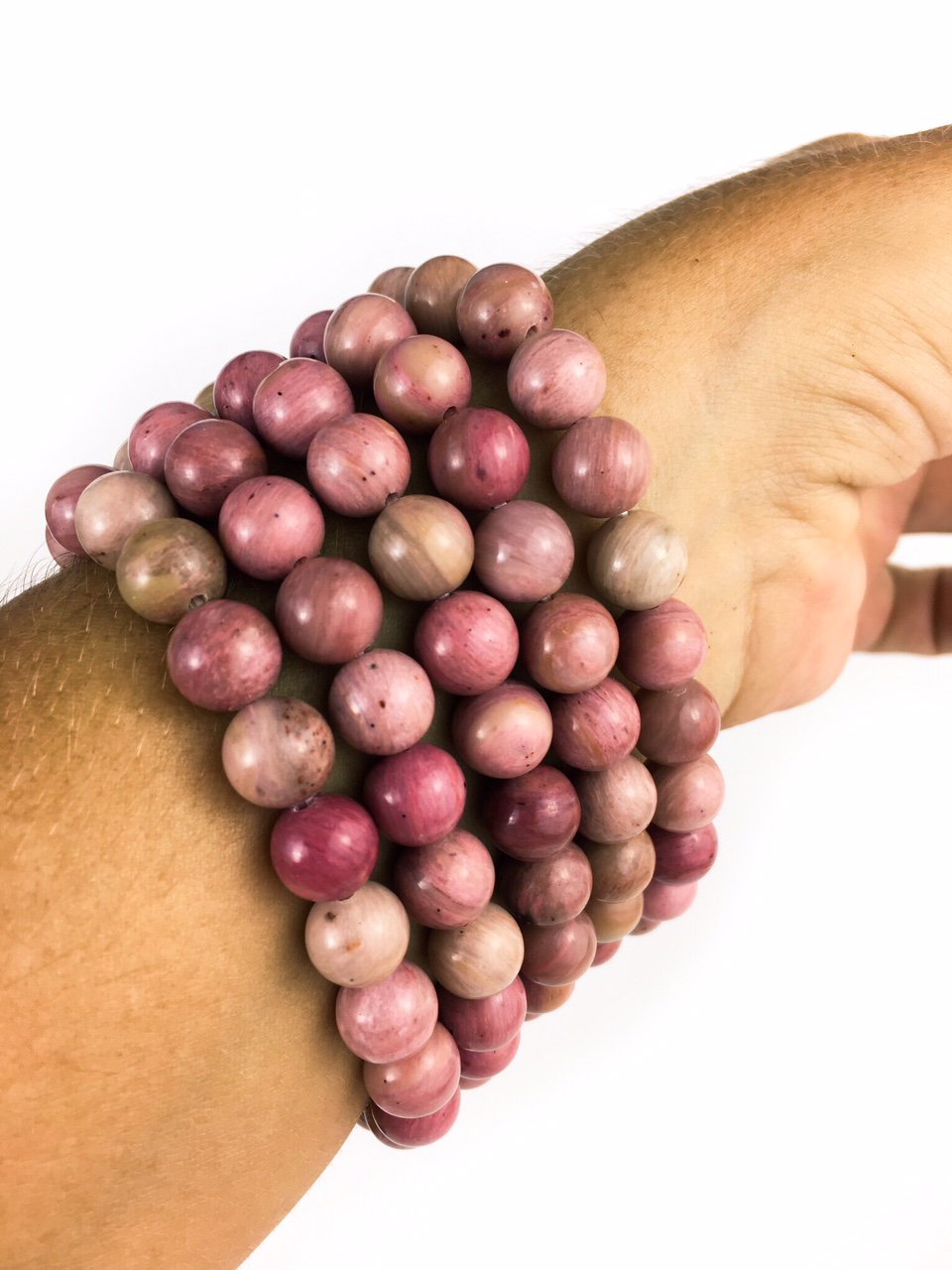 Genuine Natural Rhodonite Healing Bracelet