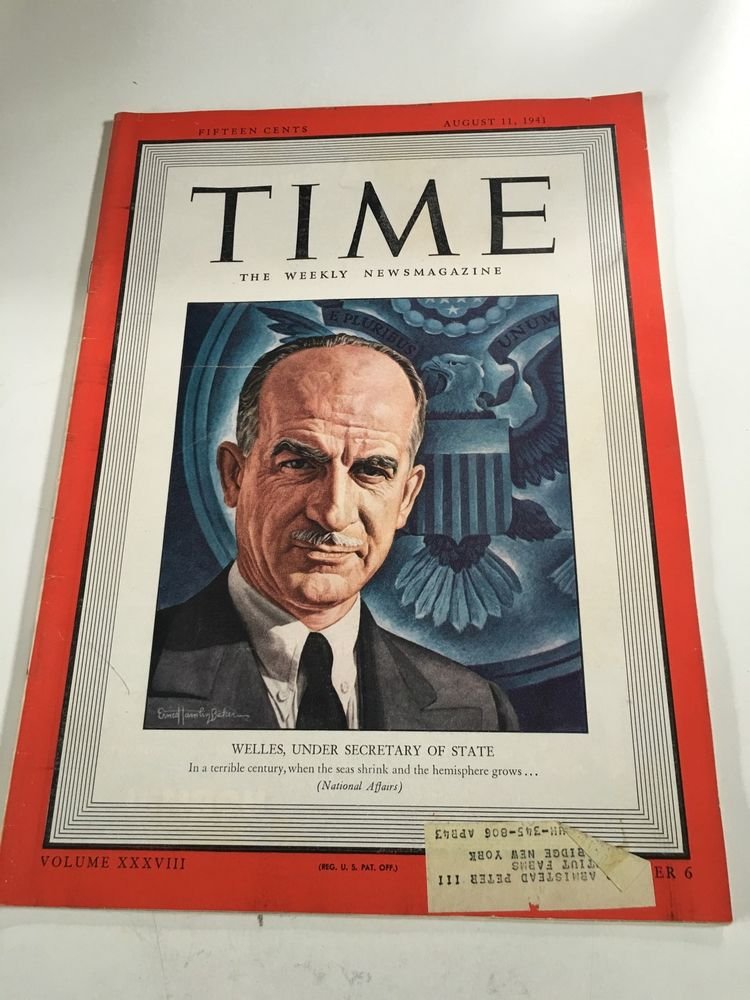 Time Magazine WW2 1941 Welles