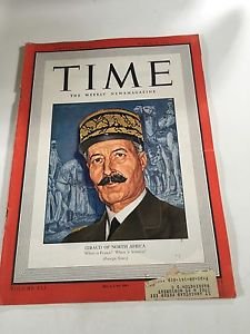 Time Magazine WW2 1943 Giruad