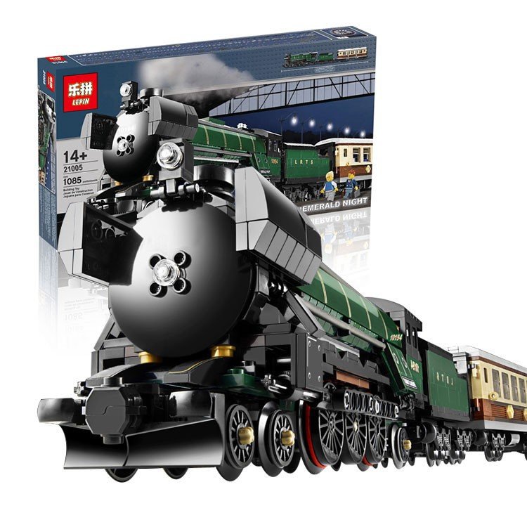 LEPIN 21005 The Emerald Night Train 1085pcs - Free Shipping