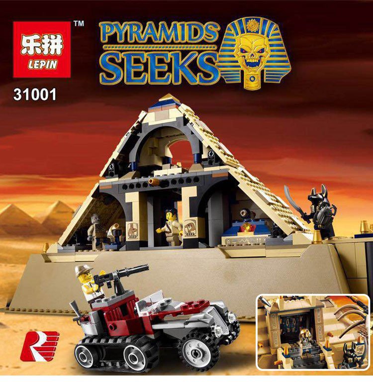 Lepin 31001 Egypt Pharaoh Series The Scorpion Pyramid 822Pcs - Free ...