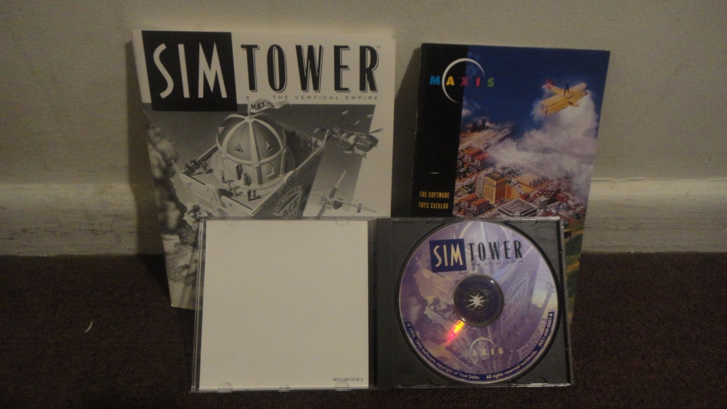 SIM TOWER - The Vertical Empire. RARE BIG BOX PC GAME by MAXIS. NICE ...