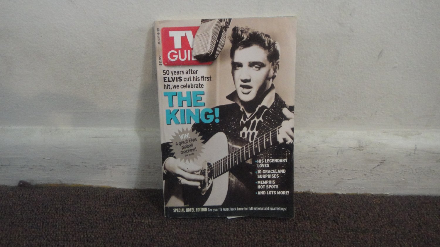 TV Guide ELVIS Cover July 4-10, 2004, 50 Years After THE KING Great ...
