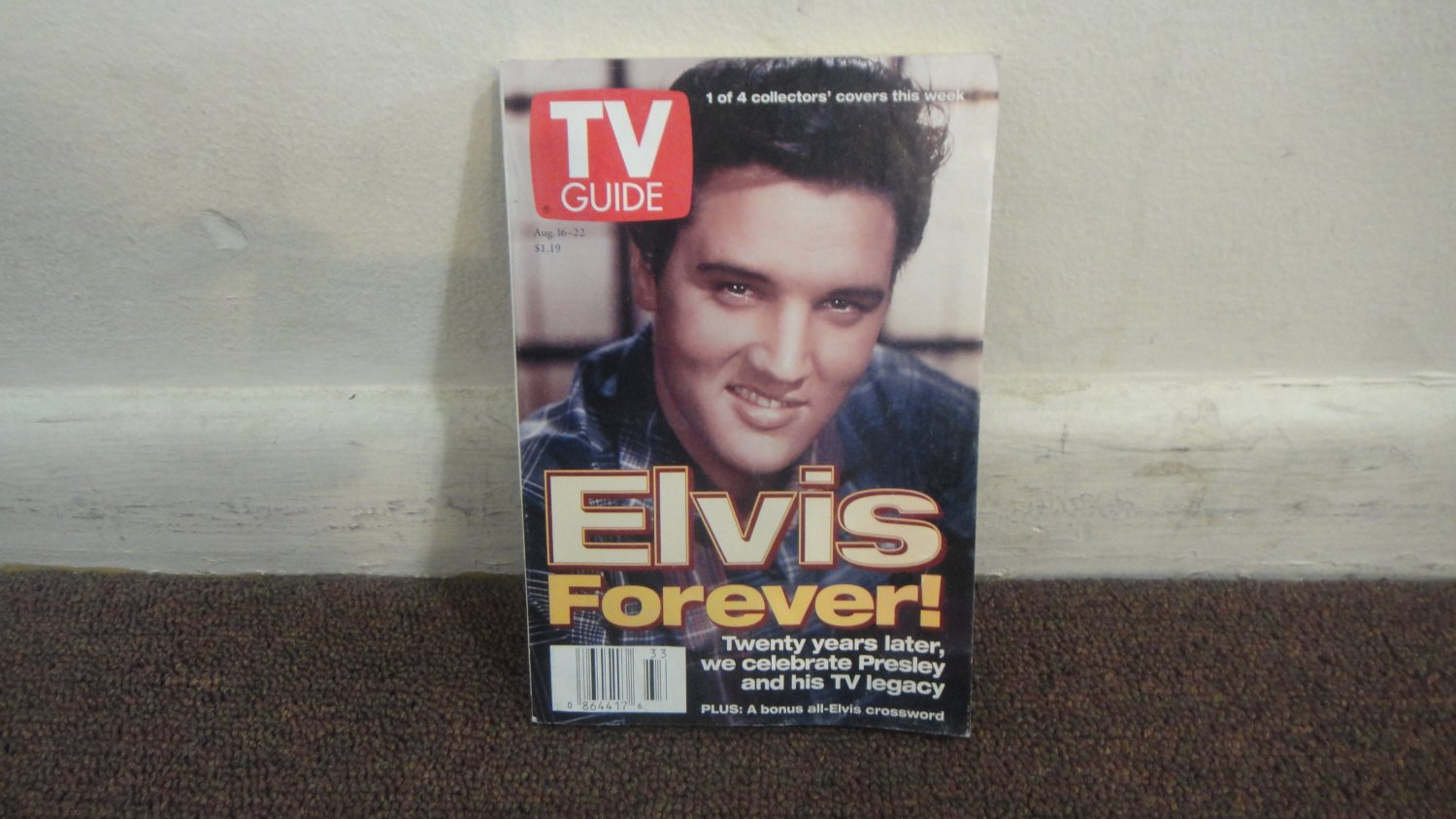 TV Guide ELVIS Cover August 16-22, 1997, 20 Years Later We Celebrate(of ...