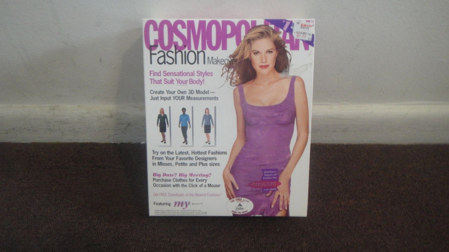 COSMOPOLITAN Fashion Makeover CD-ROM for Windows 95/98/NT - NEW in RARE ...