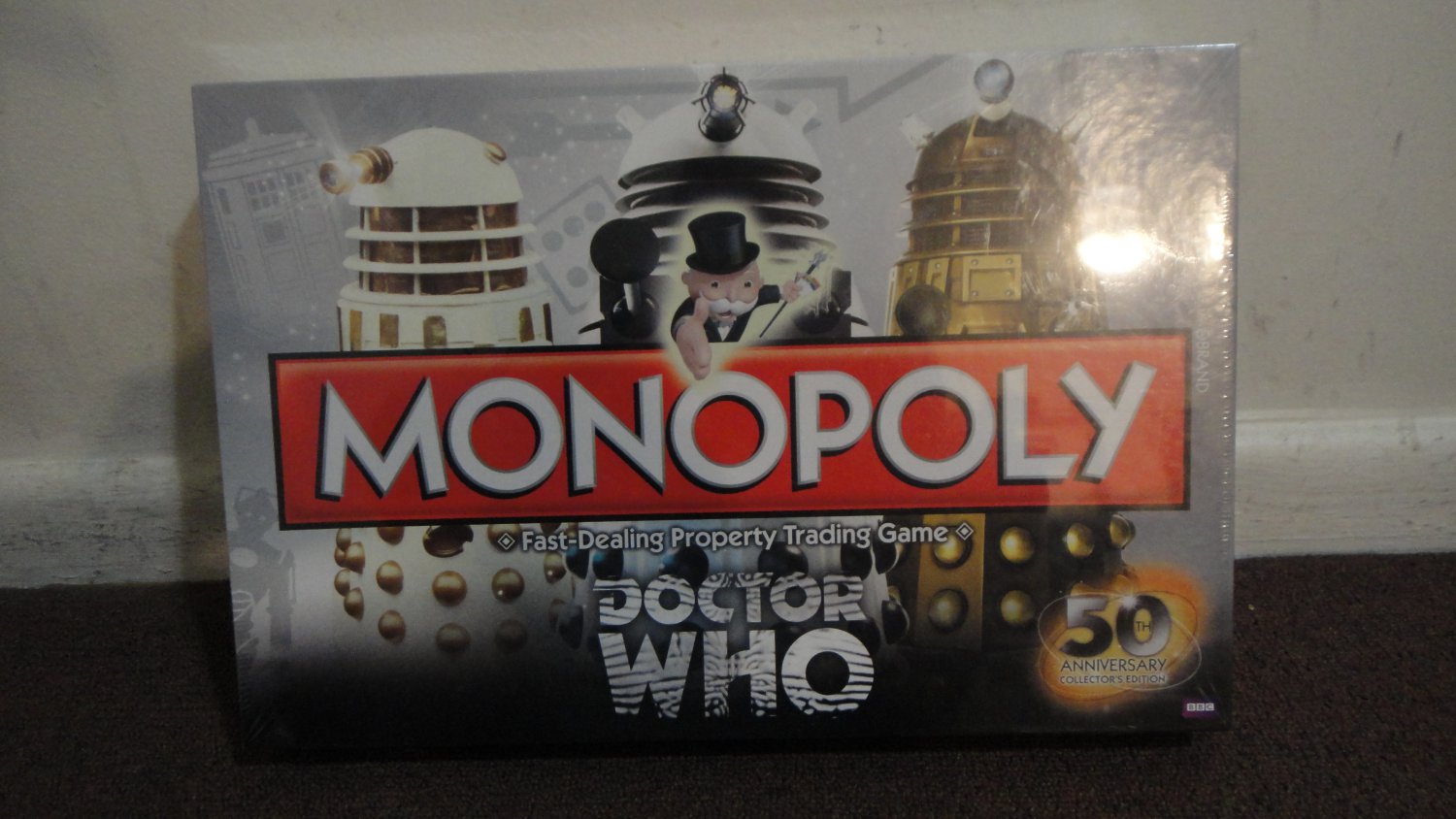 Monopoly GAME: Dr. Who Edition 50th Anniversary Collector’s Edition ...