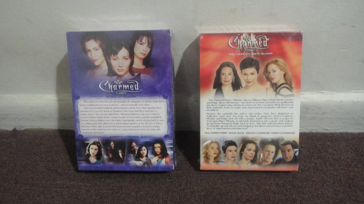 CHARMED - DVD SETS: The Complete Season 1 & 6, A. Milano, both Brand New!