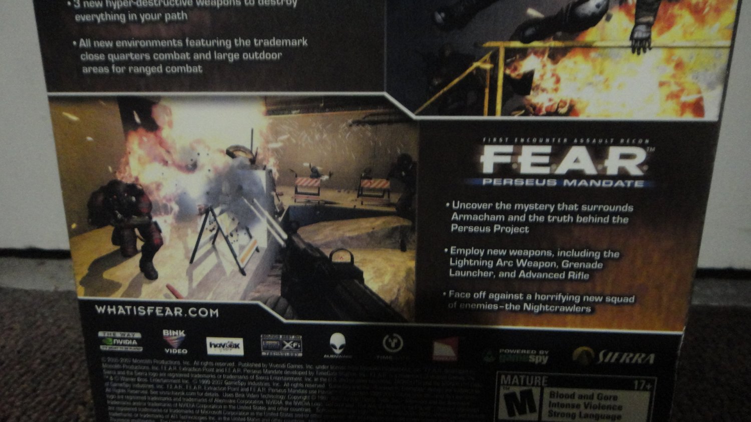 F.E.A.R: First Encounter Assault Recon, PC Game...New and Sealed...LooK!