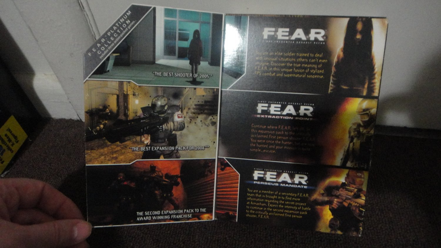 F.E.A.R: First Encounter Assault Recon, PC Game...New and Sealed...LooK!