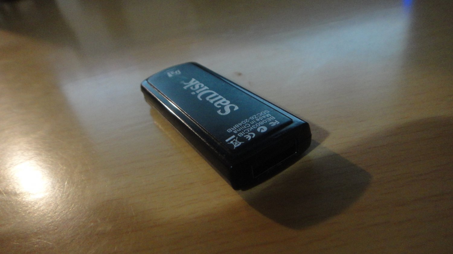 SanDisk Black Cruzer Slider Micro 2.0 GB USB Flash Drive w/U3 Smart