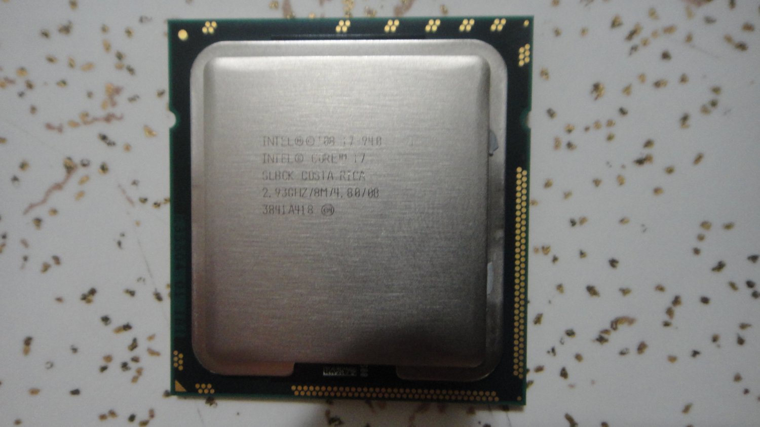 Intel core i7 940 Processor SLBCK 2.93GHZ/8M/4.80/08 3841A418, Nice ...