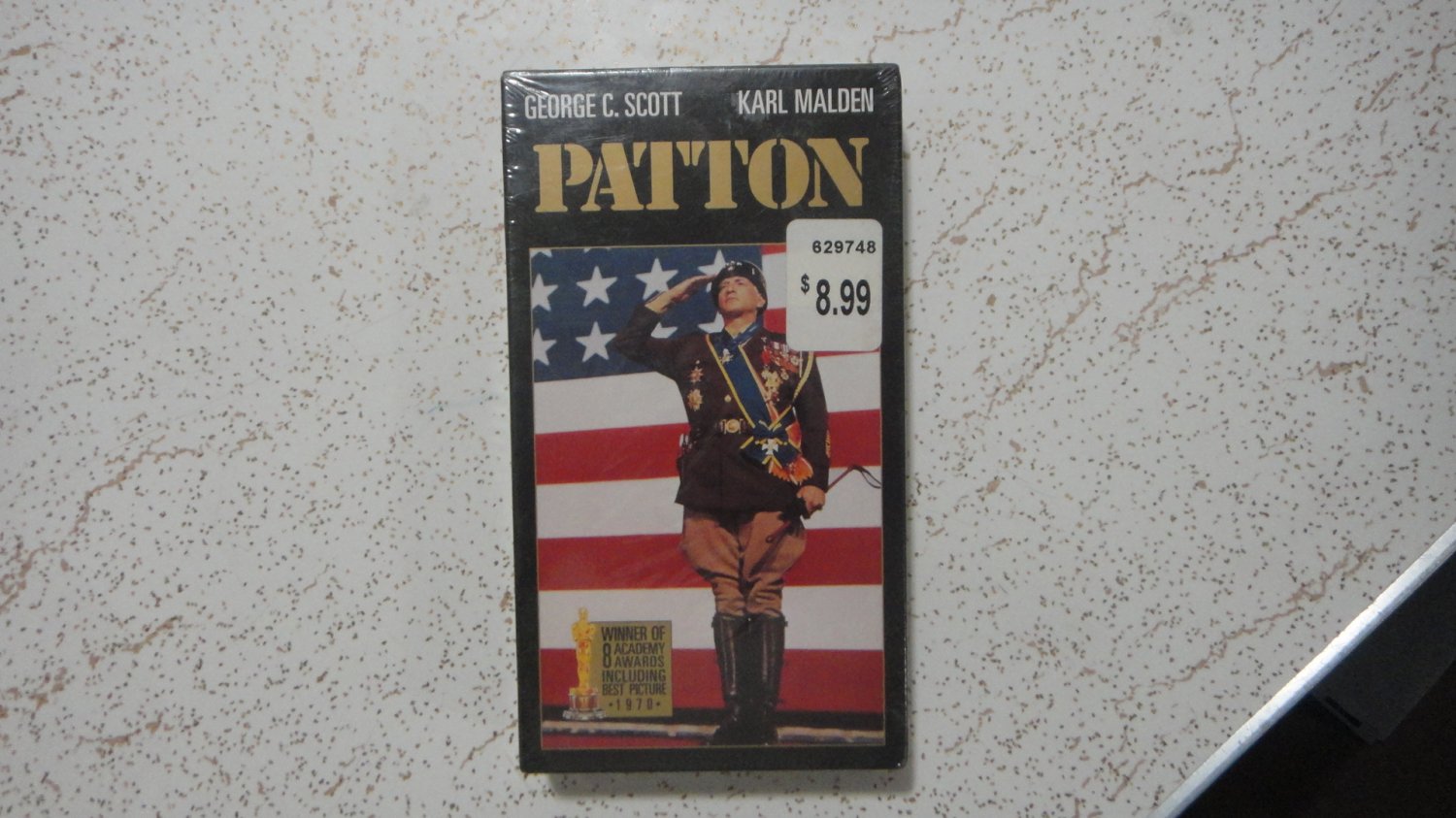 PATTON - George C. Scott, Karl Malden. VHS Tape movie, New and Sealed ...