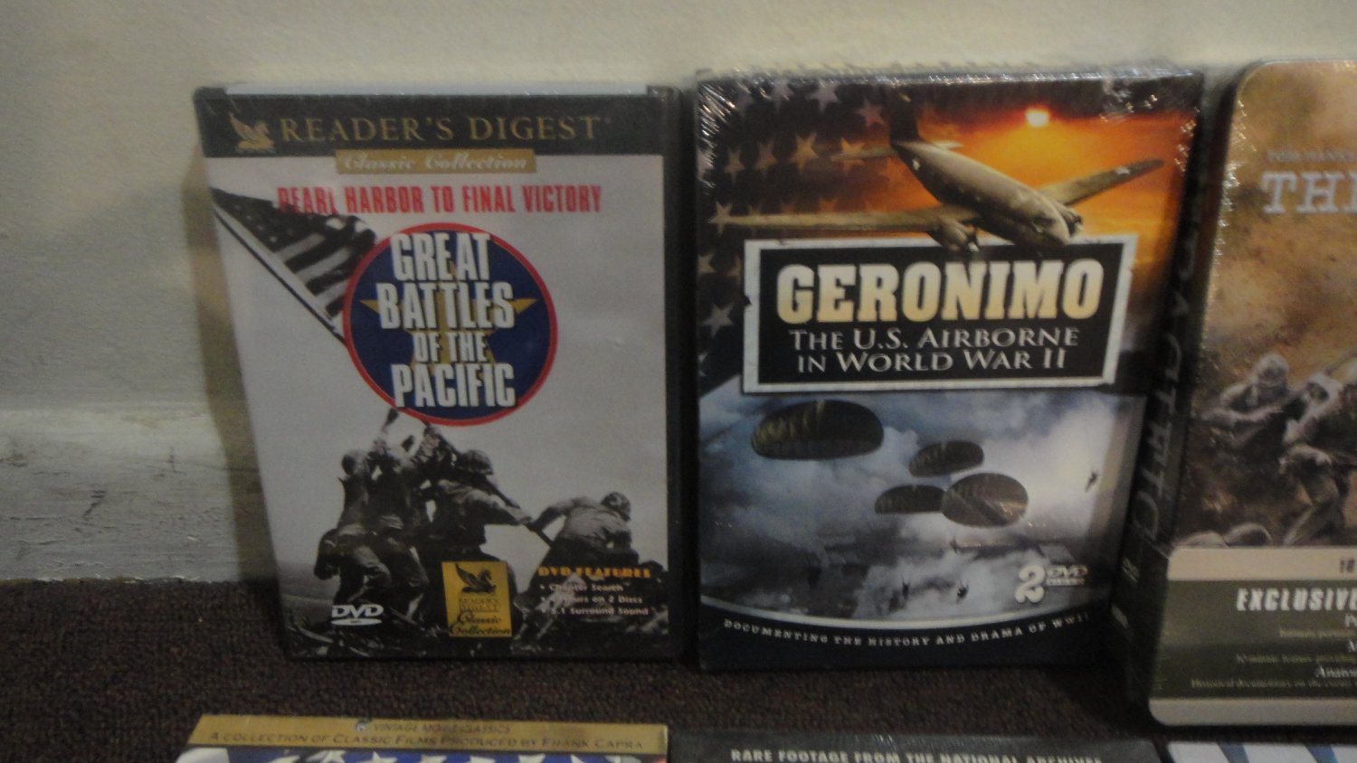 DVD Lot of 10, World War II, WWII related movies, Documentaries, all ...