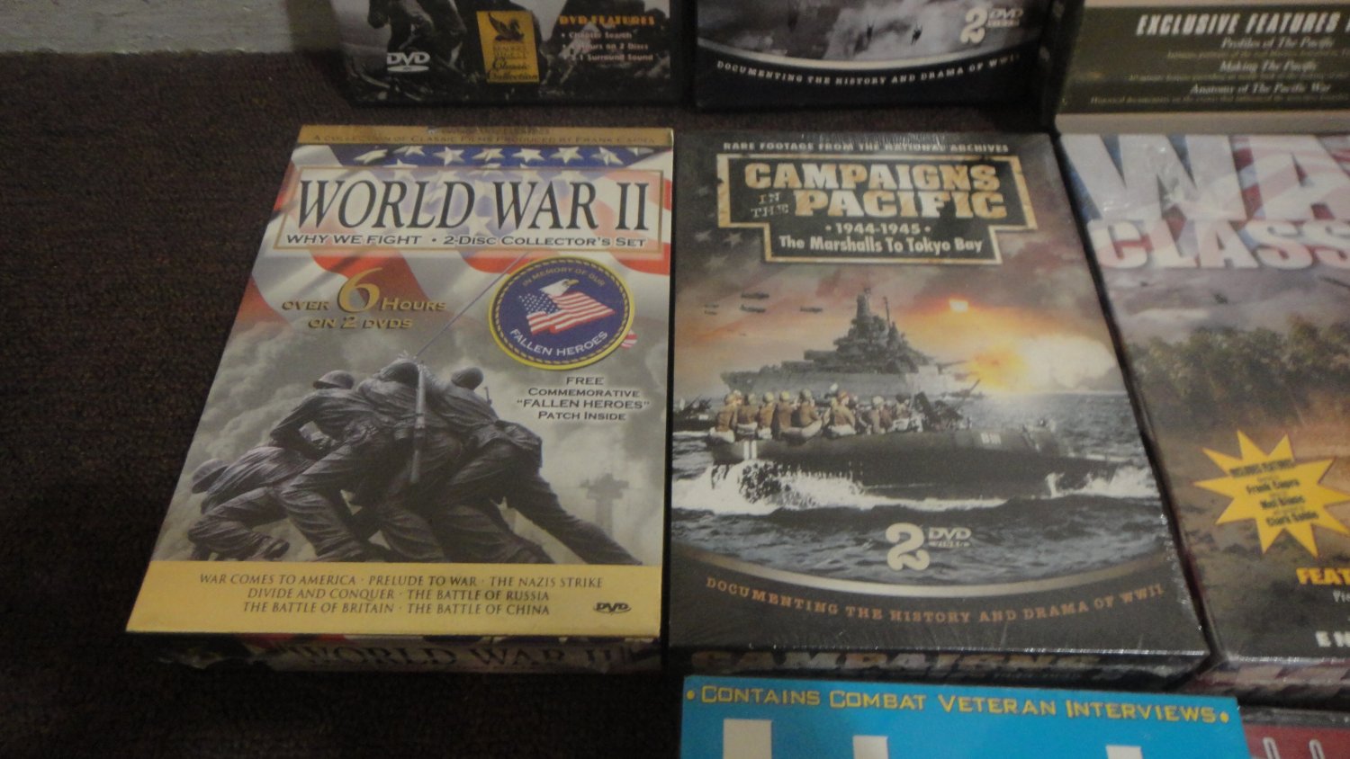 DVD Lot of 10, World War II, WWII related movies, Documentaries, all ...