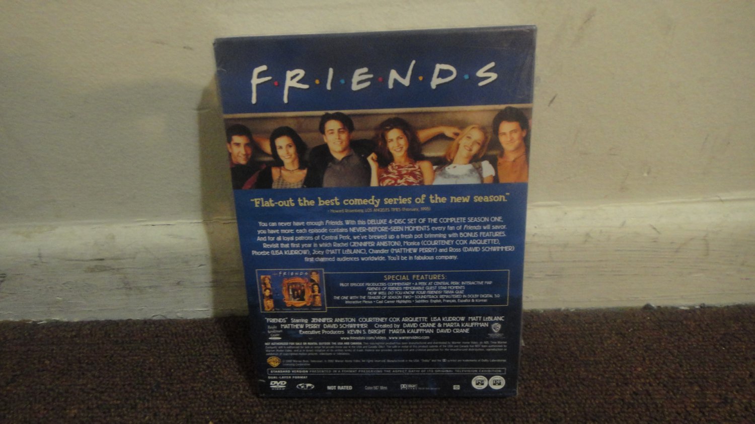 Friends - TV show on DVD The Complete 1st, First Season, 4-disc set ...