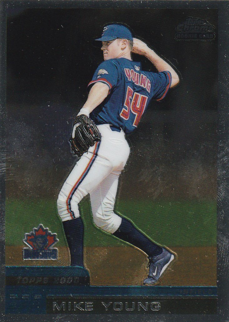 Mike Young 2000 Topps Traded Chrome RC.......#T46 nr mint. Look!