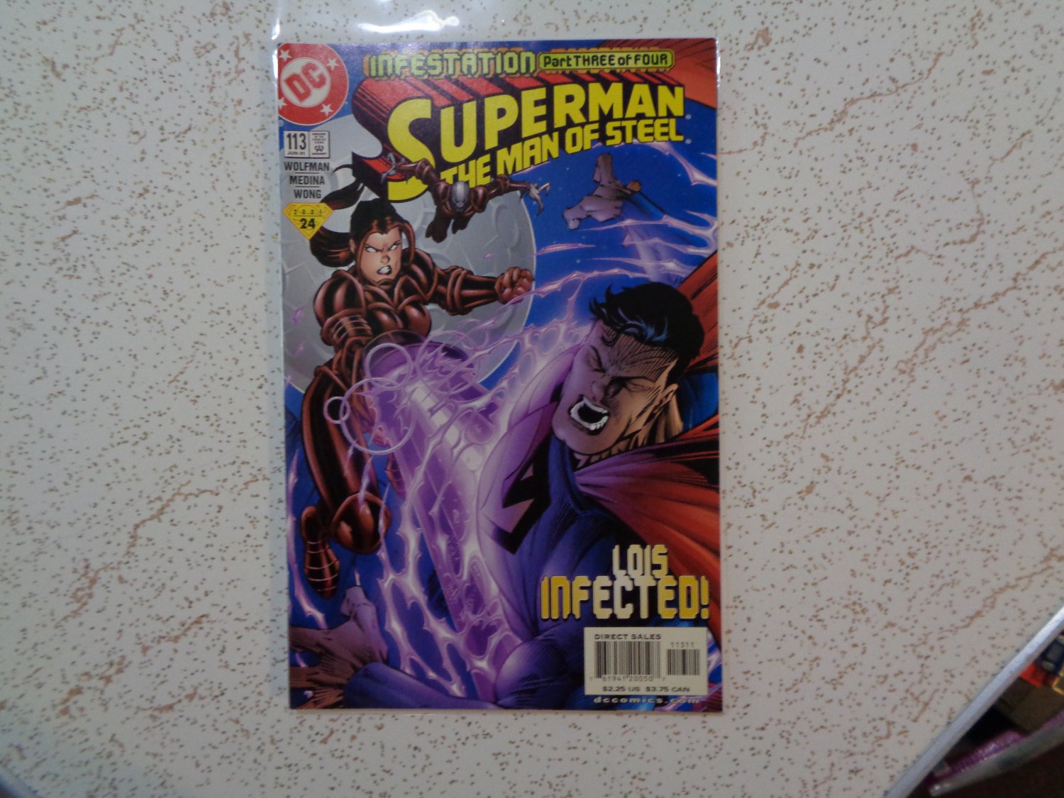 Superman The Man of Steel #113, comic book, Infestation pt. 3 of 4 ...