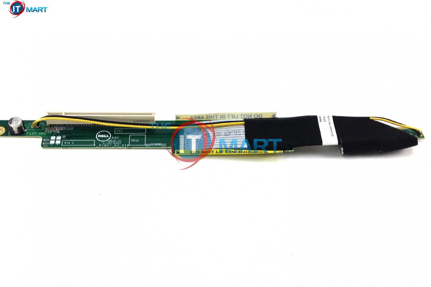 0F4D46 DELL POWEREDGE C4130 PCI-E RISER CARD WITH GPU CABLE BAY 4/2 F4D46