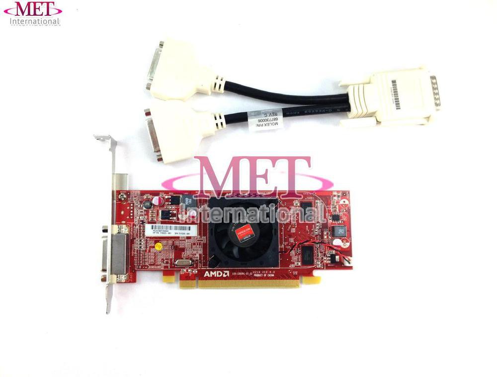 716523-001 AMD RADEON HD 8350 1GB PCI-E DMS-59 VIDEO CARD W/ DVI CABLE