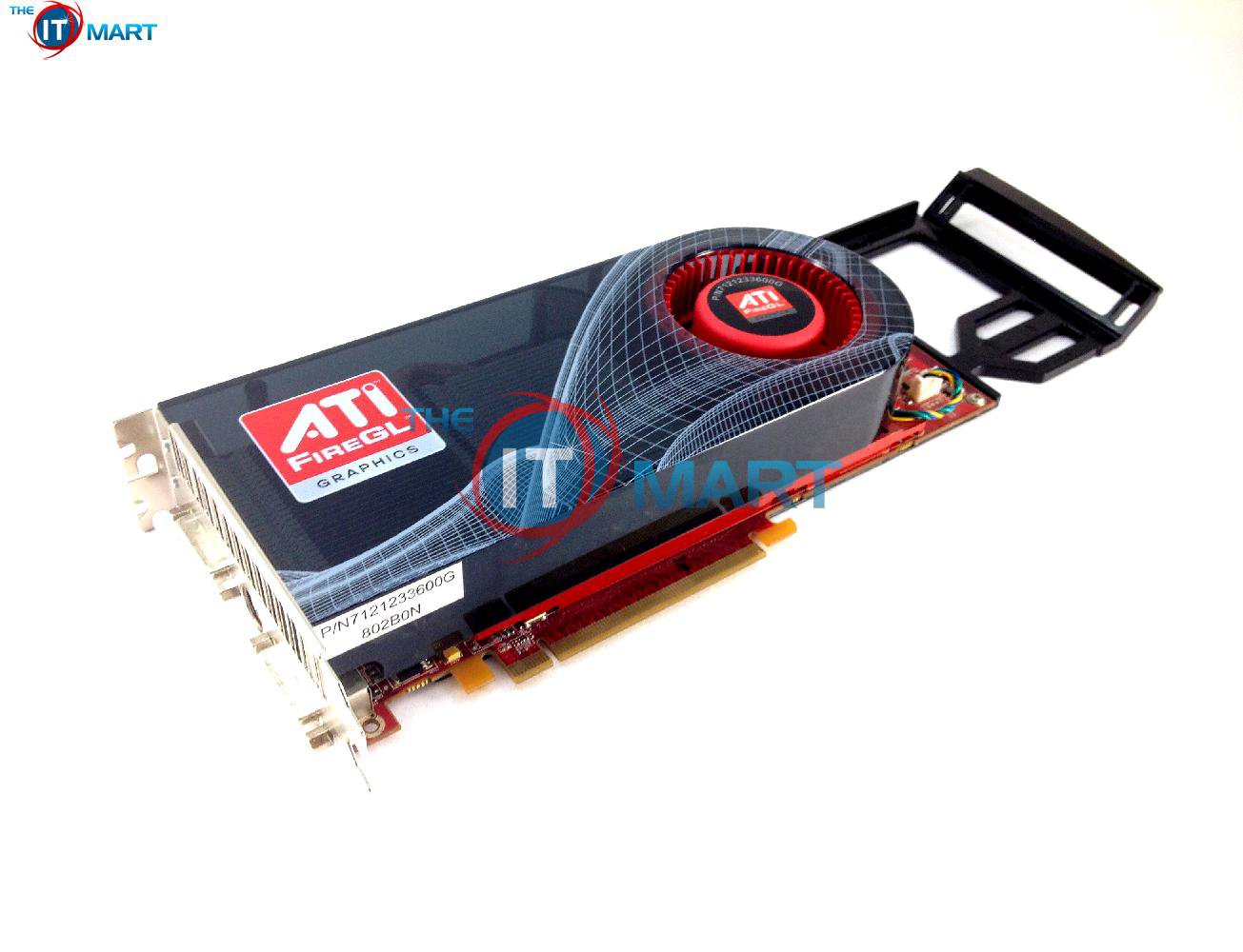 GP933 DELL ATI FIREGL V7600 512MB DDR3 DUAL DVI PCI-E VIDEO CARD LOT OF 2