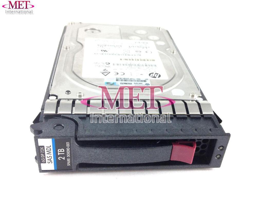 508010-001 HP 2TB 7.2K 6GBPS SAS 3.5'' HARD DRIVE 507616-B21 638521-001