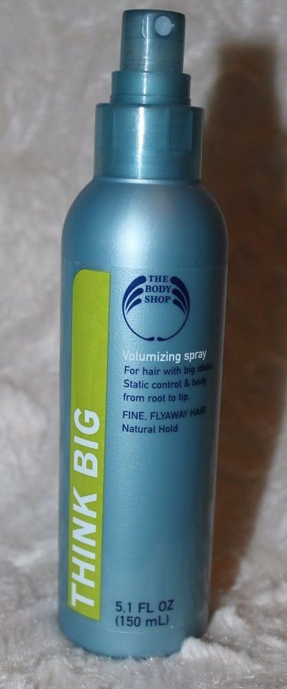 THE BODY SHOP Think Big Volumizing Spray Static Control Hair 5.1 oz 150 ...